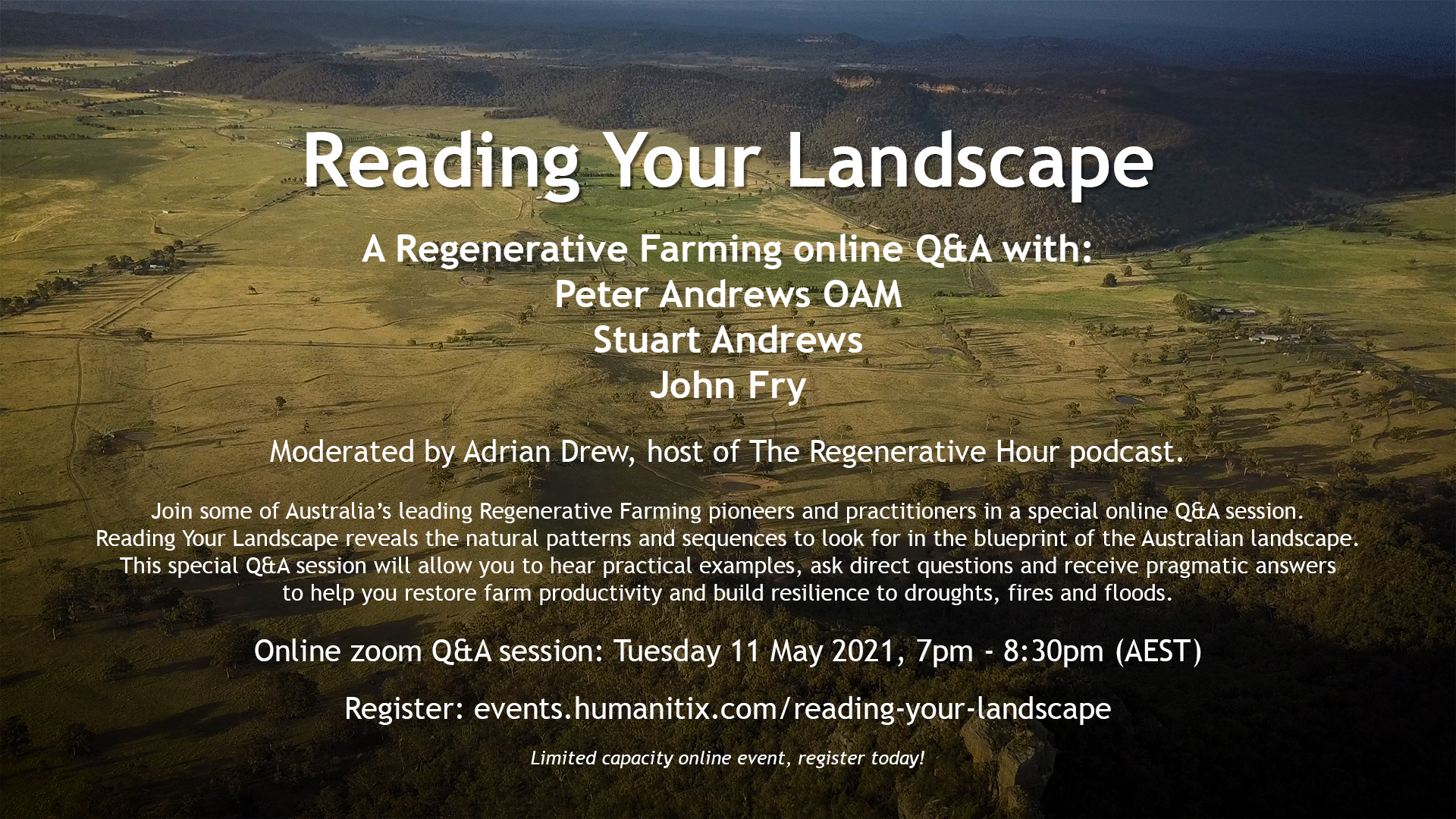 Reading Your Landscape with Peter Andrews OAM, Stuart Andrews and John ...